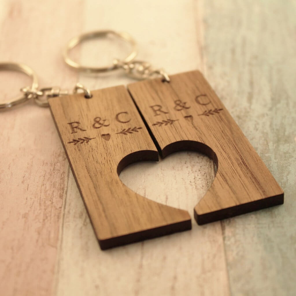 Couples Heart Keyring | Zooniverse Designs • ecomersh.